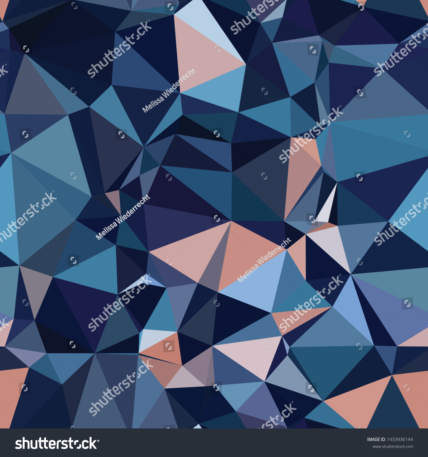Crazy Colorful Triangles Texture Seamless Repeat Stock Vector (Royalty ...