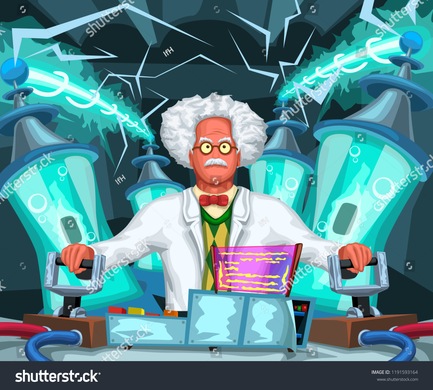 1,073 Mad professor Stock Vectors, Images & Vector Art | Shutterstock