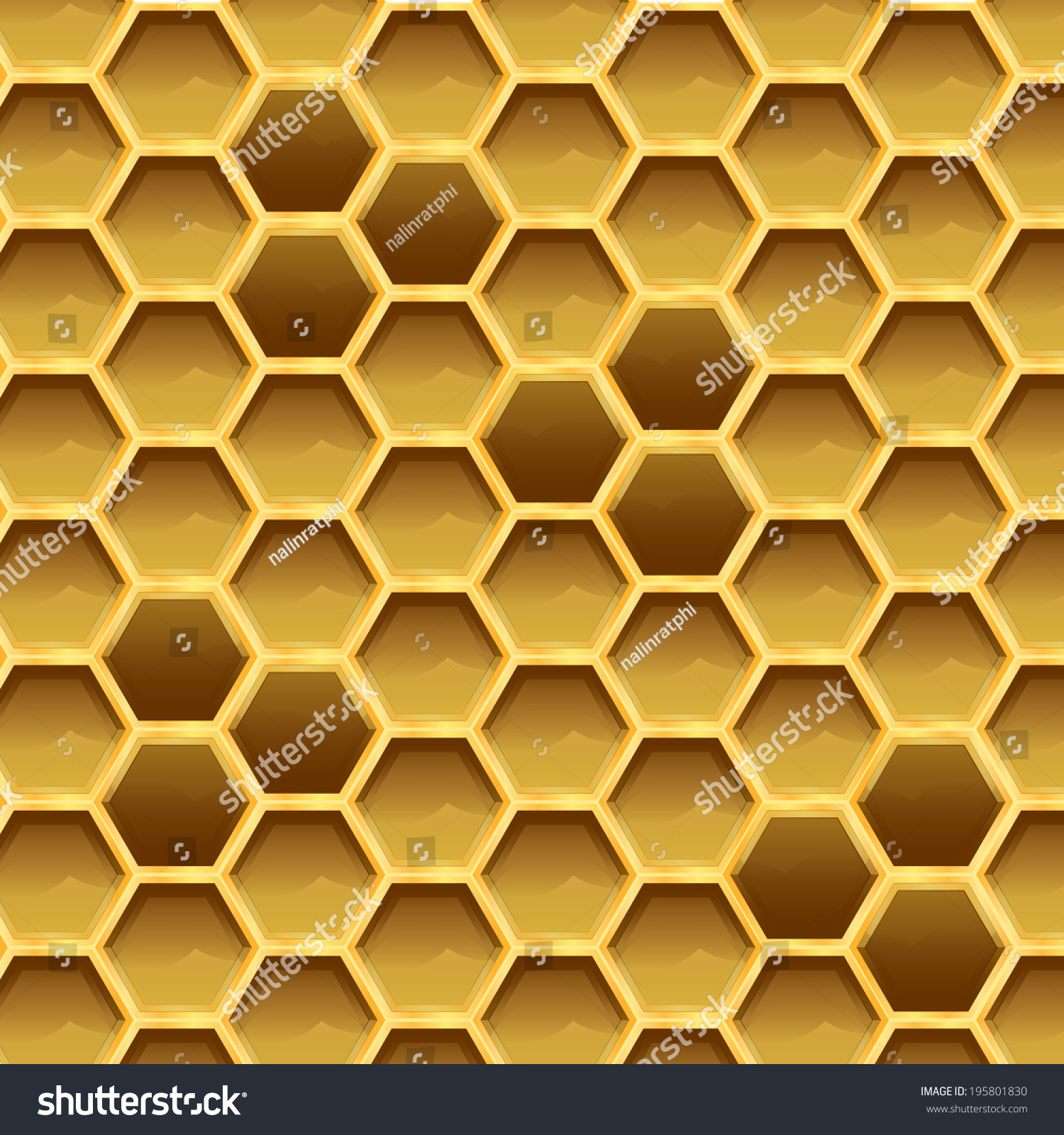 Create Honeycomb Larvae Texture Stock Vector : image vectorielle de ...