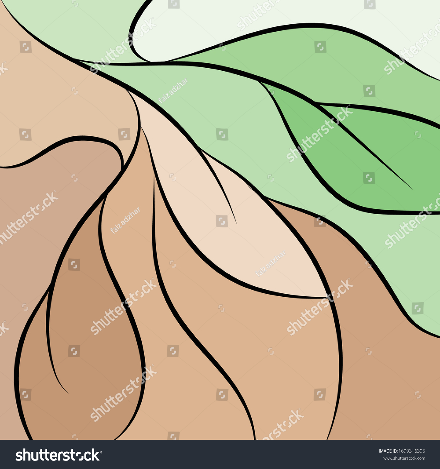 Creative Background Nature Simple Design Template Stock Vector (Royalty ...