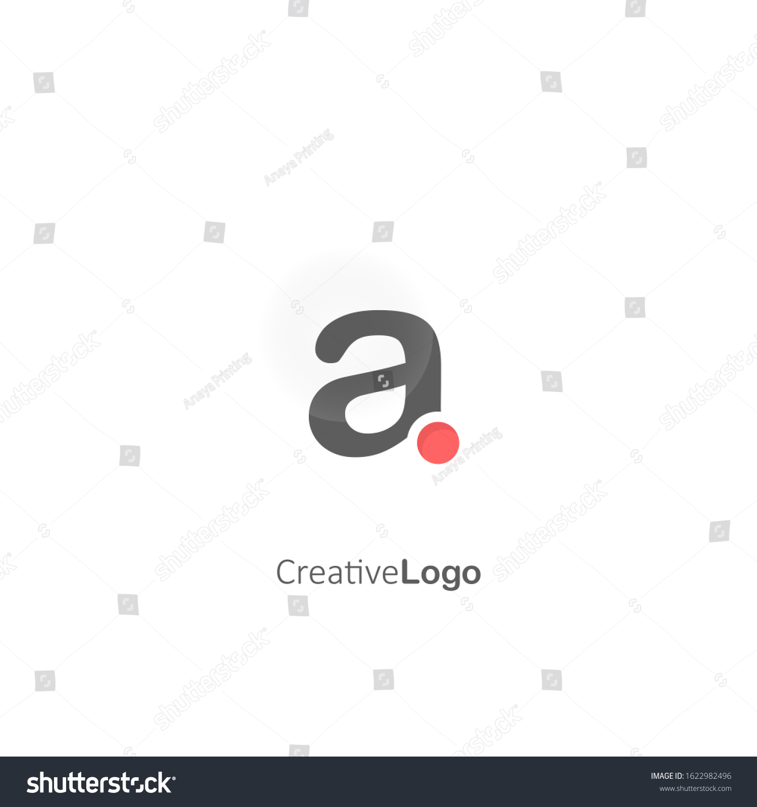 Creative Letter Logo Dot Design Vector Stock Vector (Royalty Free ...