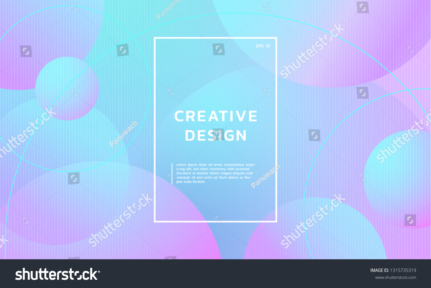 Creative Abstract Geometric Trendy Gradient Background Stock Vector ...