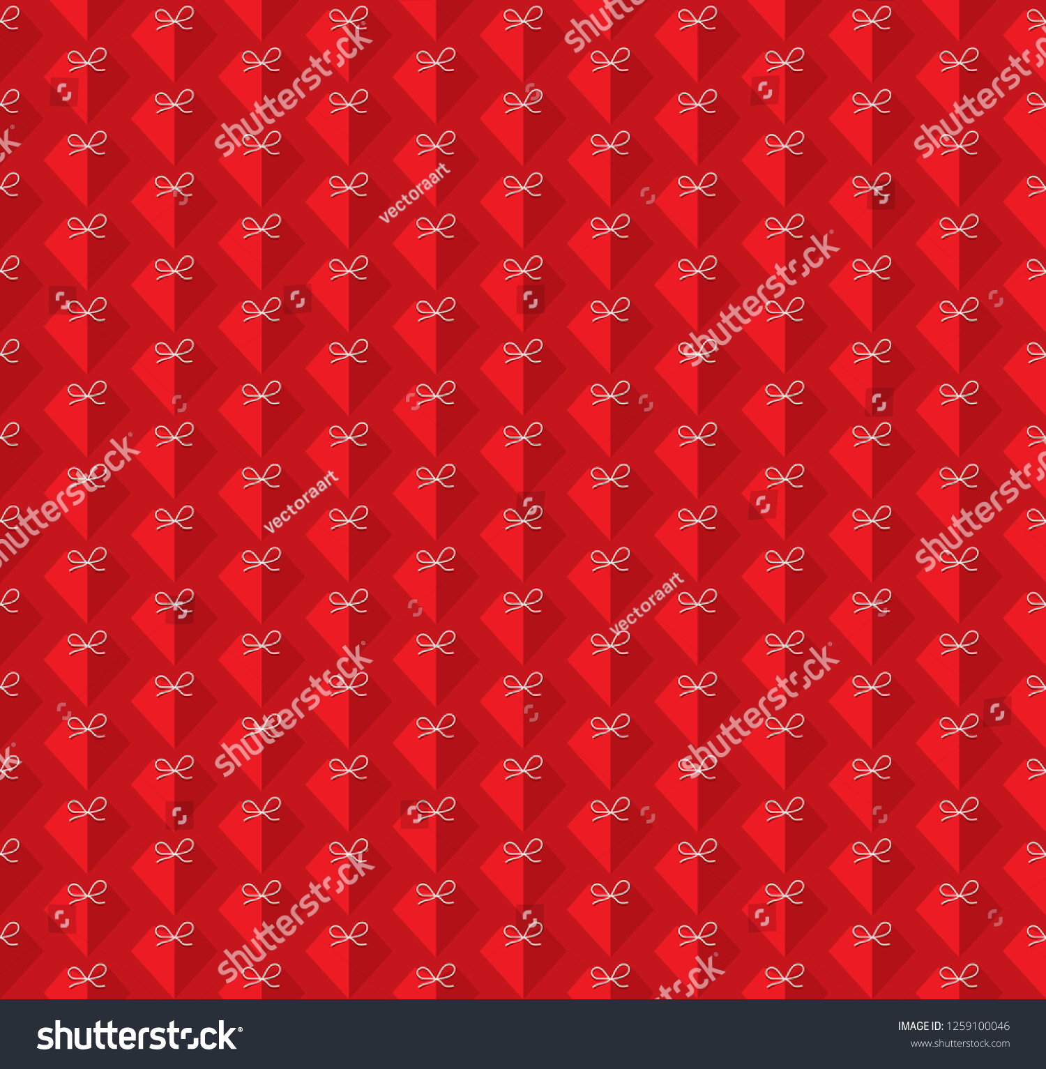 Creative Abstract Red Heart Shape Pattern Stock Vector (Royalty Free ...