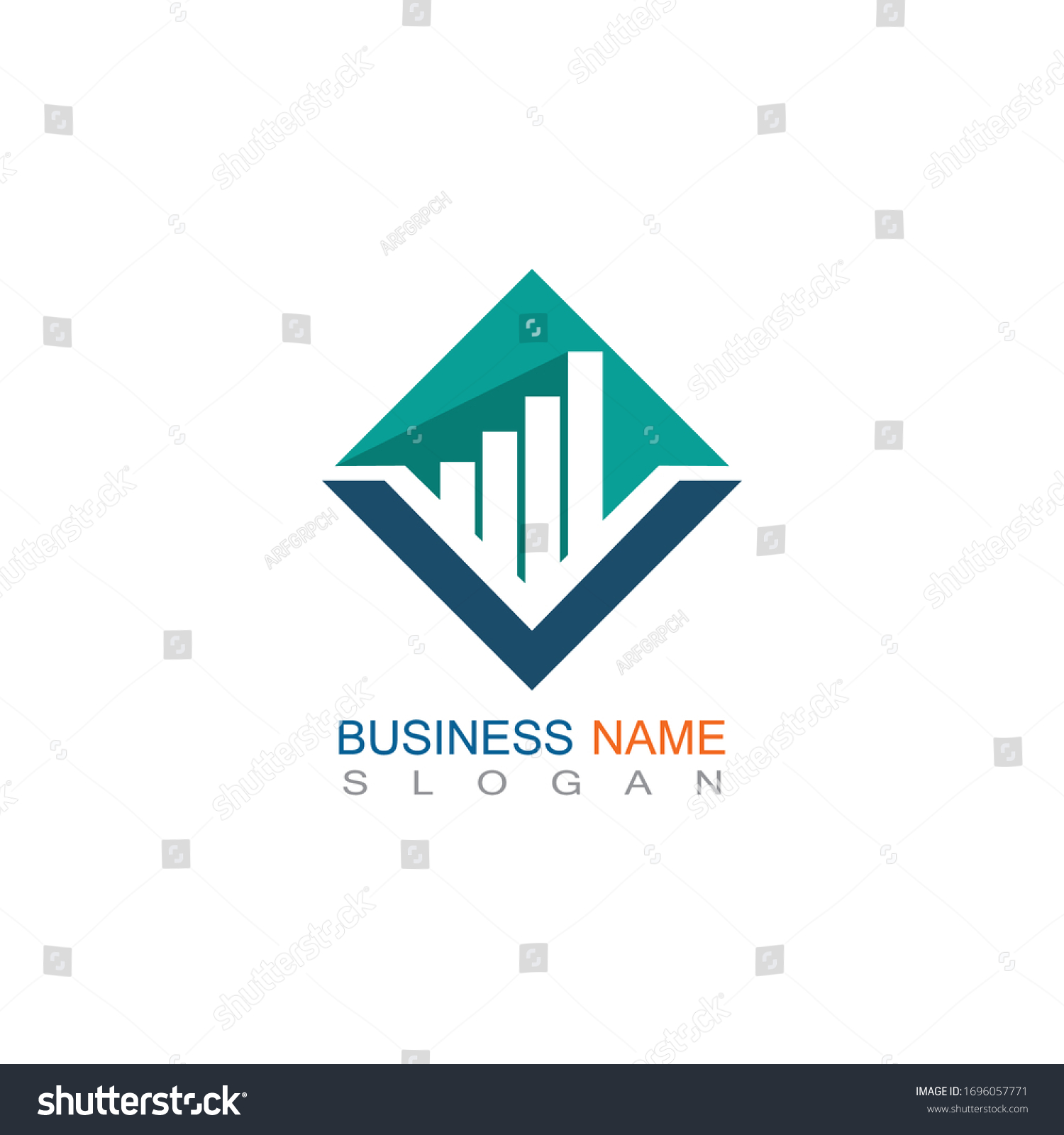 Creative Accounting Concept Logo Design Template Stock Vector (Royalty ...