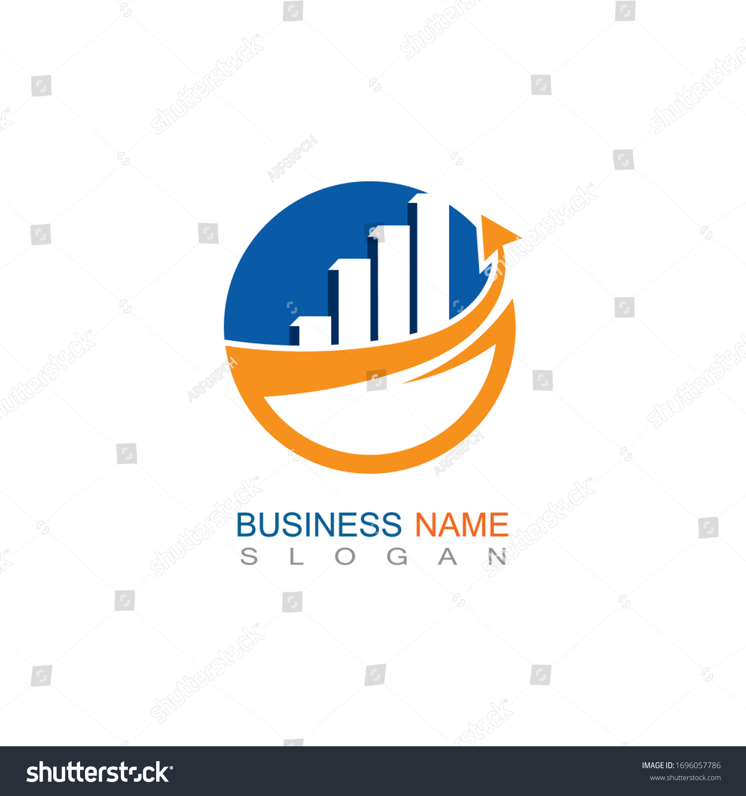 Creative Accounting Concept Logo Design Template Stock Vector (Royalty ...
