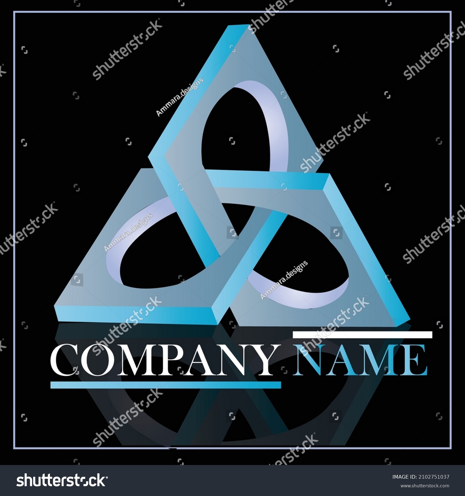 Creative 2d Vector Beautiful Logo Design Stock Vector (Royalty Free ...