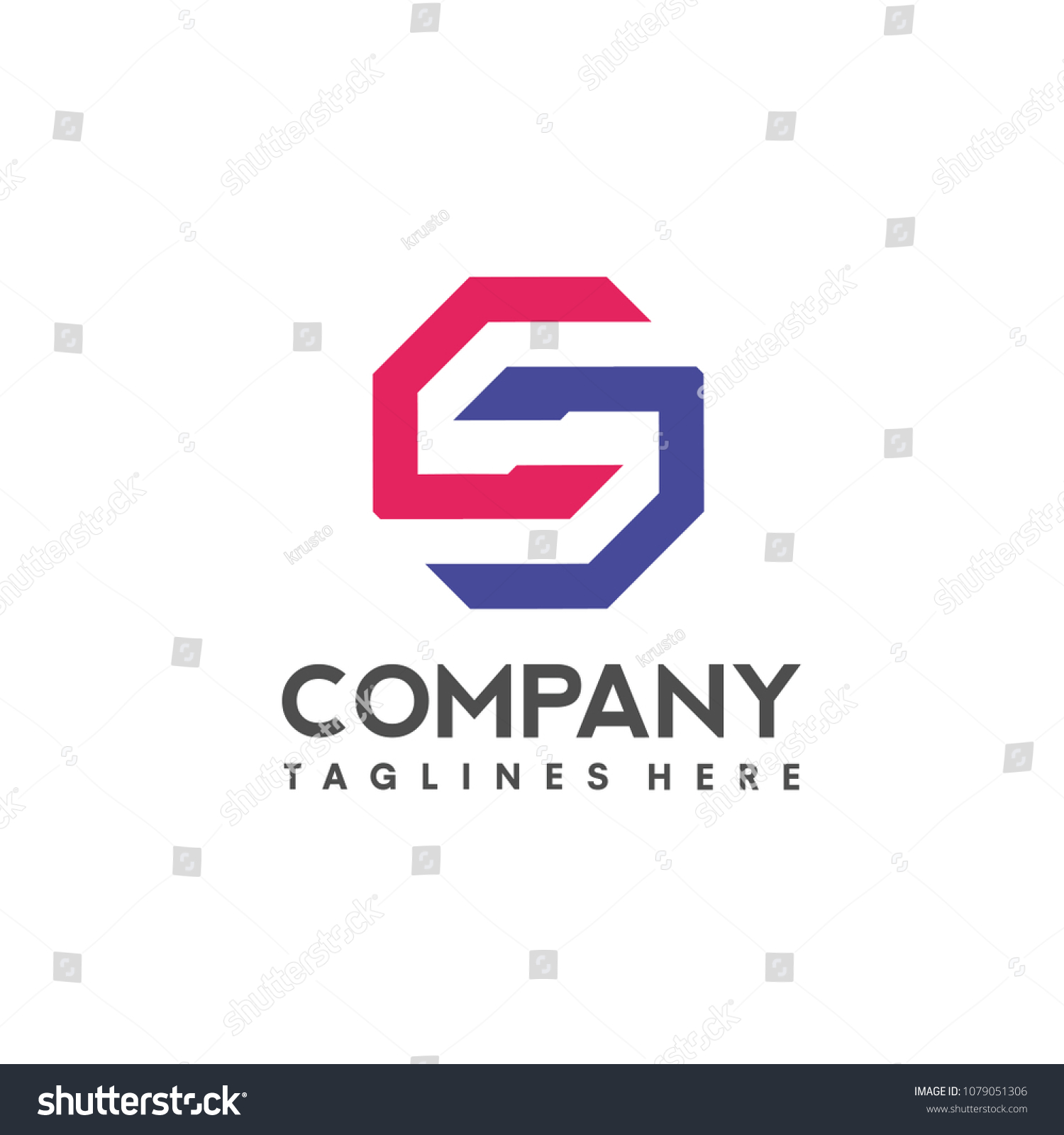 Creative Simple Letter S Logo Vector Stock Vector (Royalty Free ...