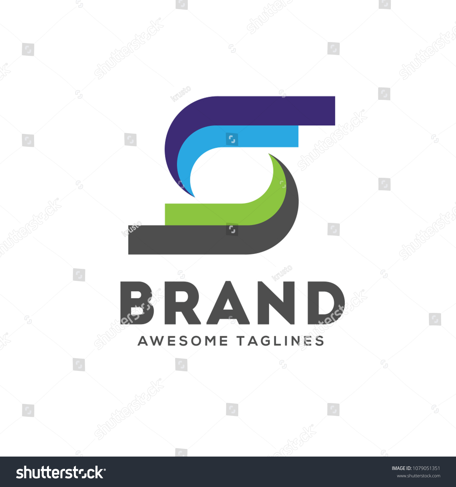 Creative Simple Letter S Logo Vector Stock Vector (Royalty Free ...