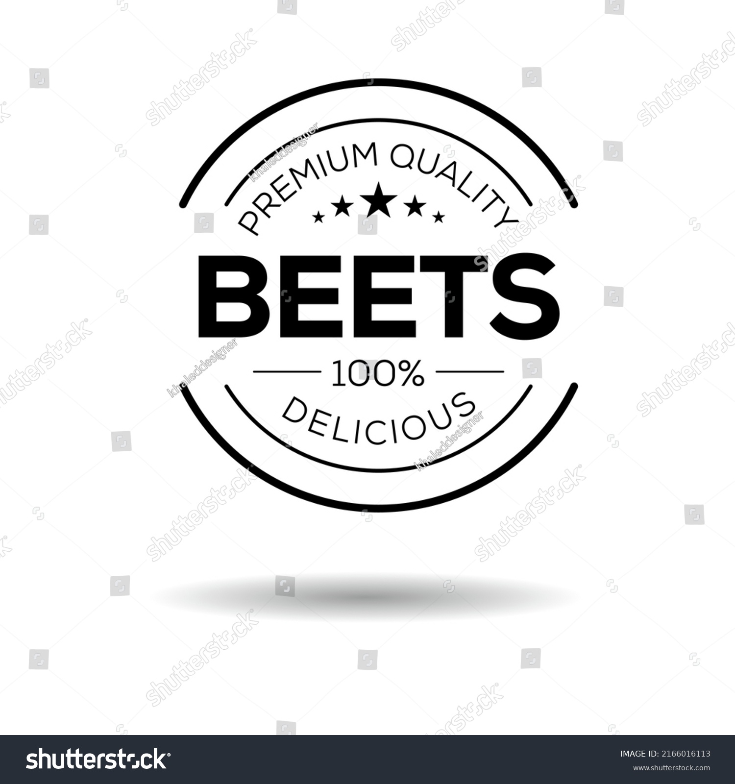 Creative Beets Logo Beets Sticker Vector Stock Vector (Royalty Free ...