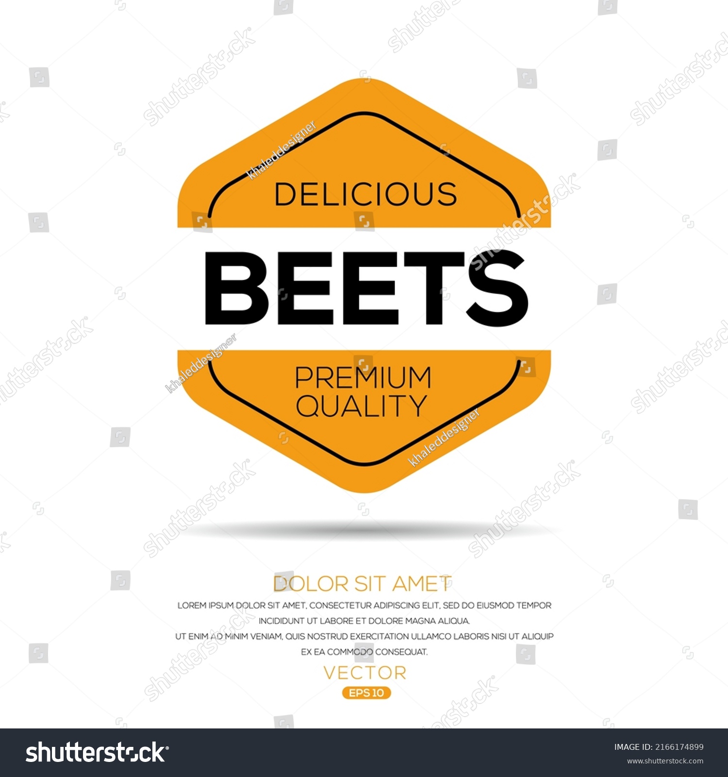 Creative Beets Logo Beets Sticker Vector Stock Vector (Royalty Free ...