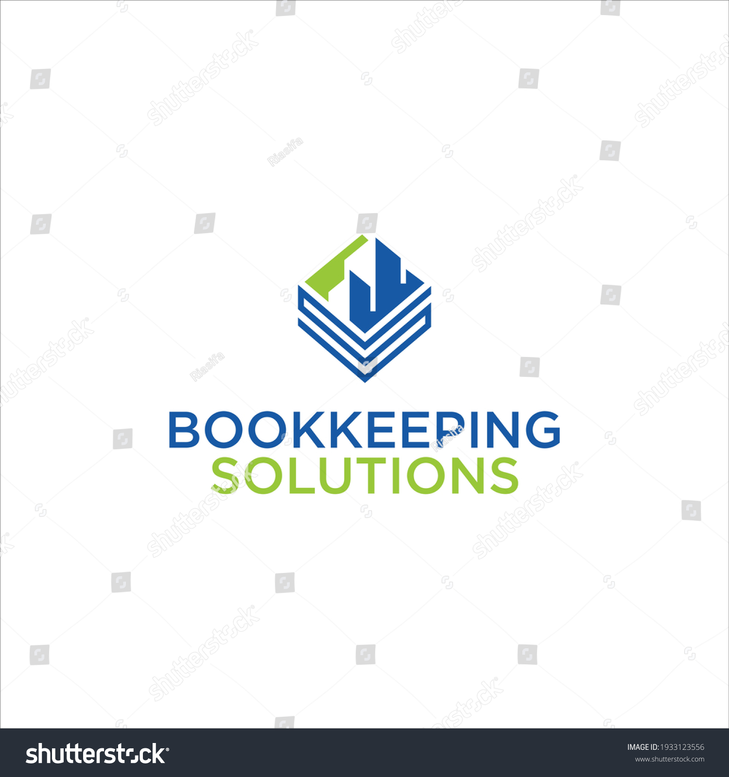 Creative Bookkeeping Logo Design Building Vector Stock Vector (Royalty ...