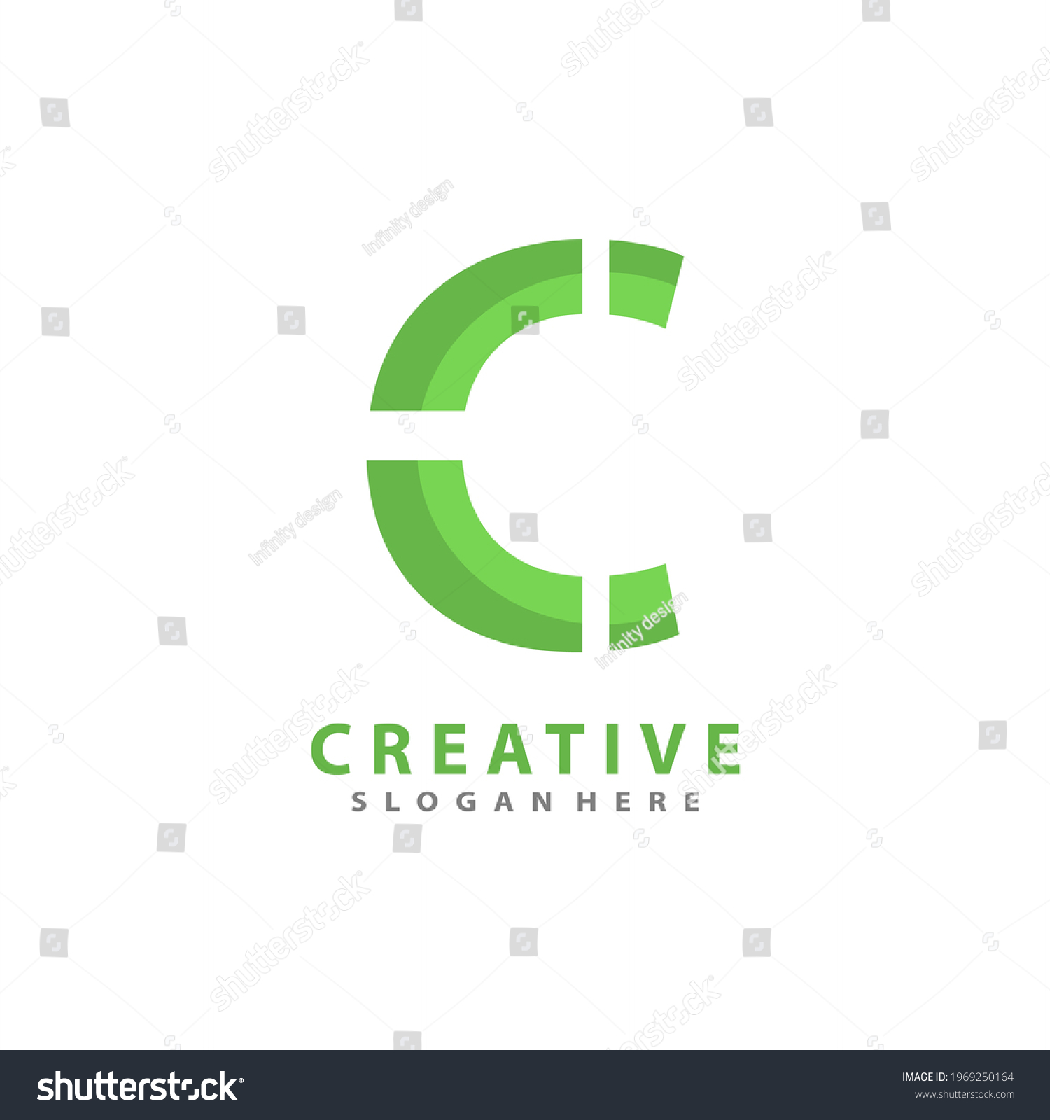 Creative C Logo Design Template Abstract Stock Vector (Royalty Free ...