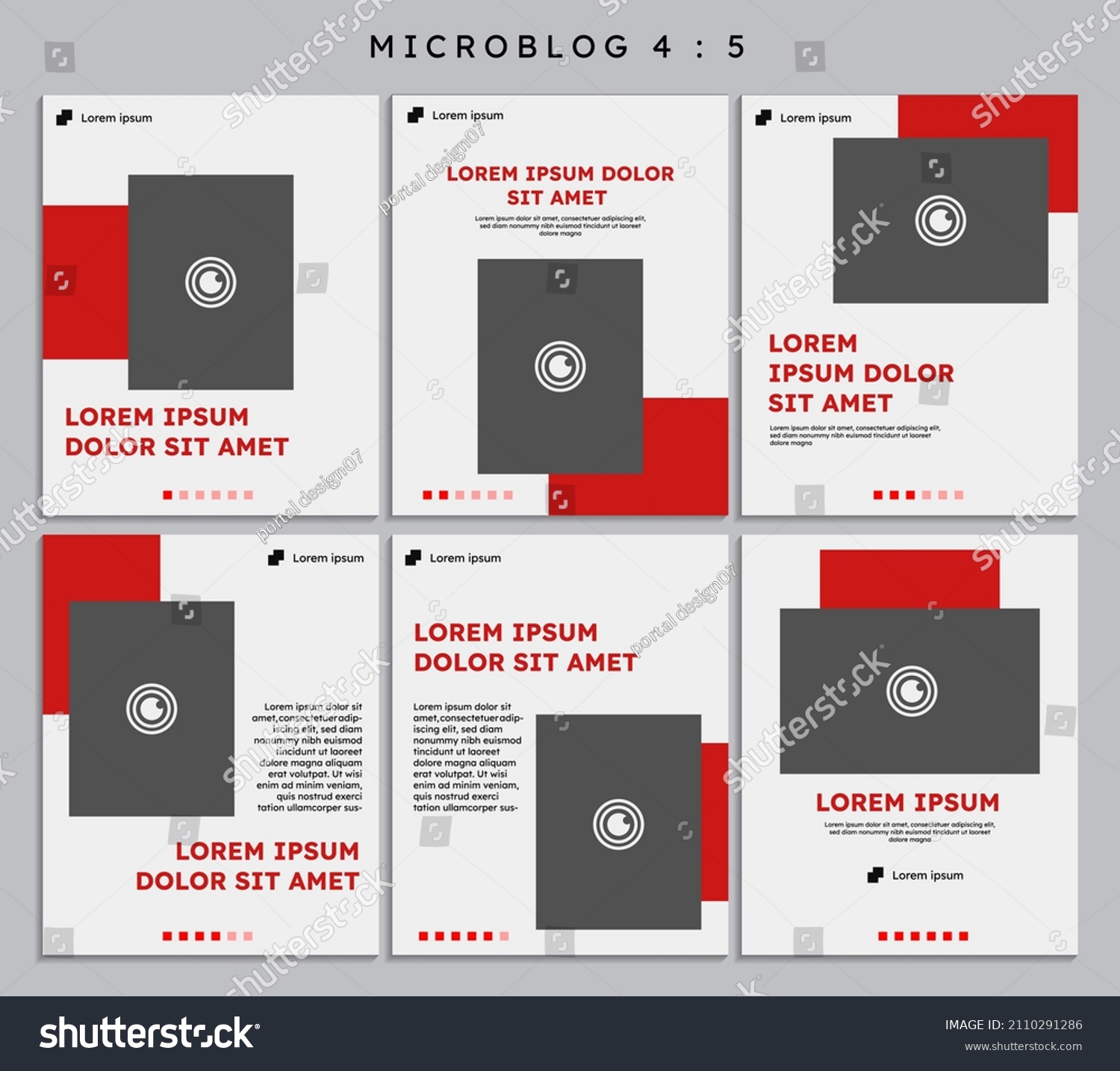 Creative Carousel Design Template Vector File Stock Vector (Royalty ...