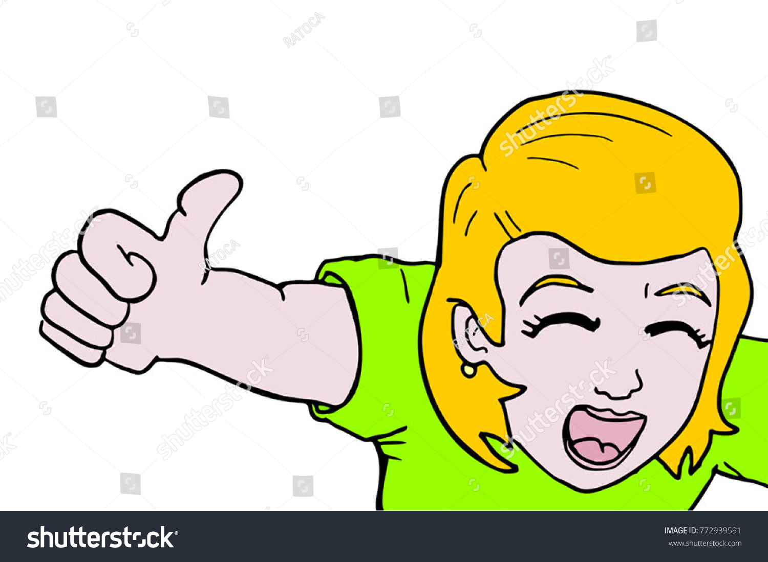 Creative Cartoon Character Stock Vector (Royalty Free) 772939591 ...