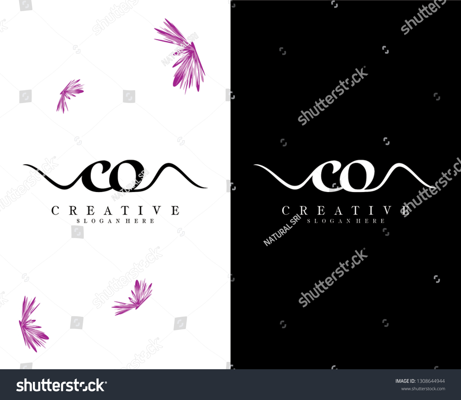 Creative Cooc Logo Design Vector: เวกเตอร์สต็อก (ปลอดค่าลิขสิทธิ์ ...