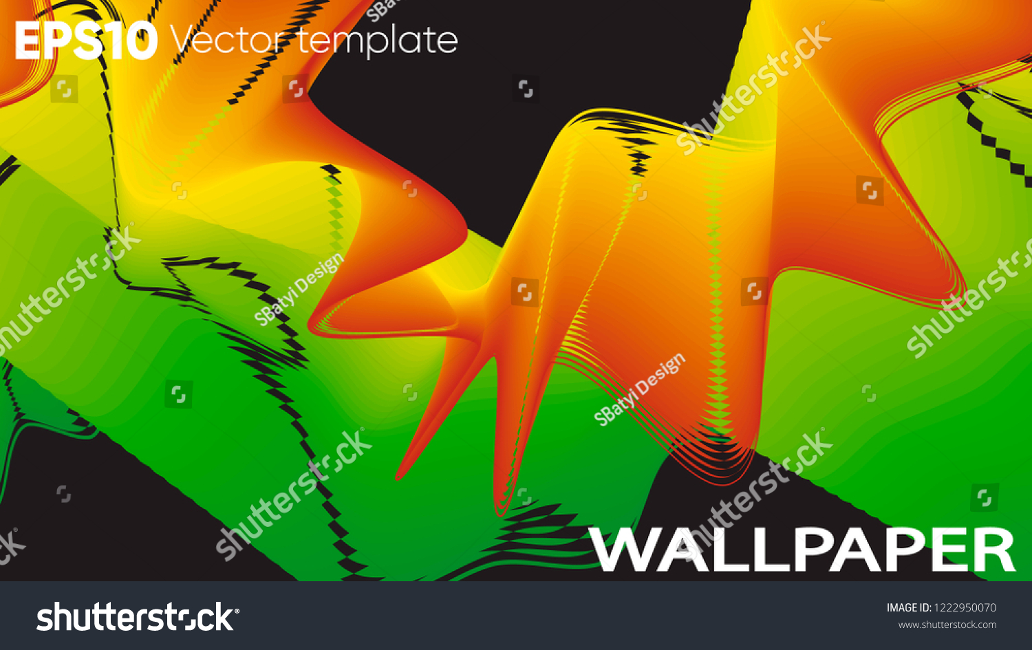 Creative Color Background Abstract Wallpaper Stock Vector (Royalty Free ...