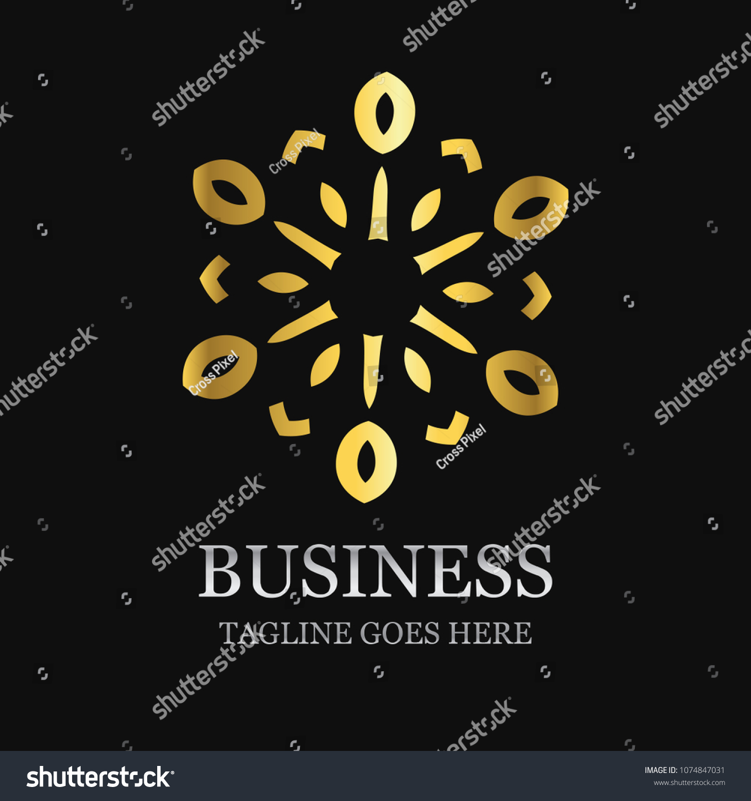 Creative Company Logo Design Typography Vector Stock Vector (Royalty ...