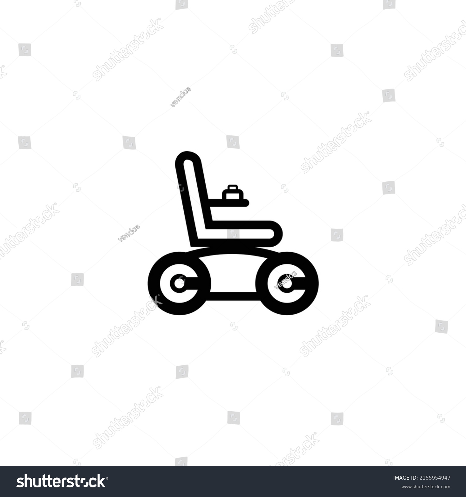 Creative Design Wheelchair Logo Vector Stock Vector (Royalty Free ...