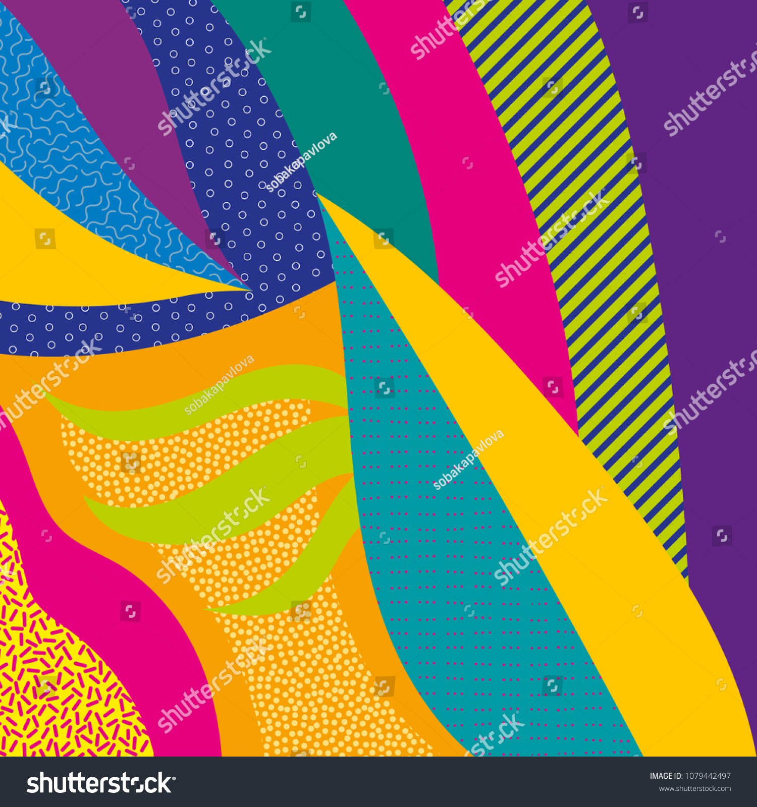 Creative Doodle Art Header Different Shapes Stock Vector (Royalty Free ...