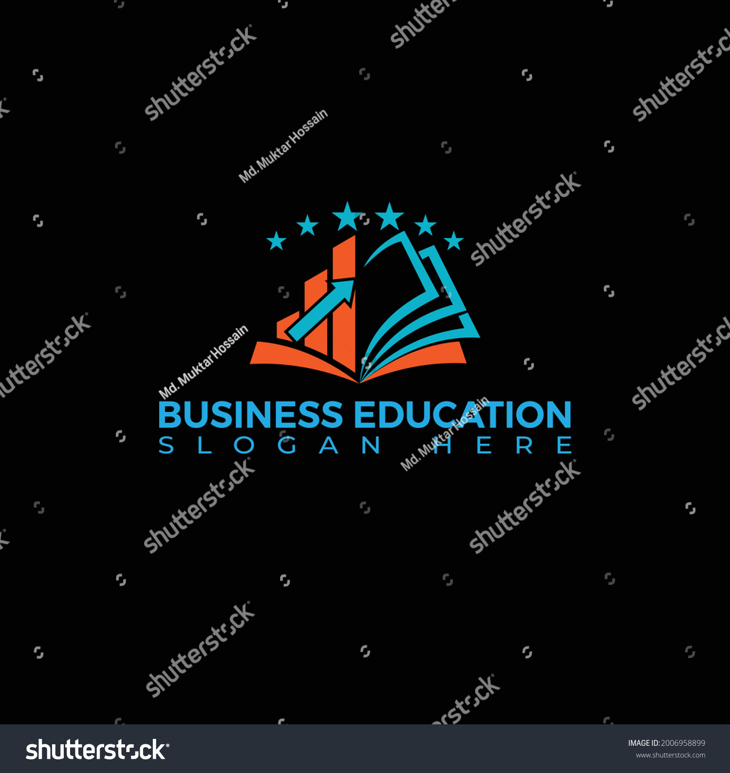 Creative Education Logo Design Concepts Stock Vector (Royalty Free ...
