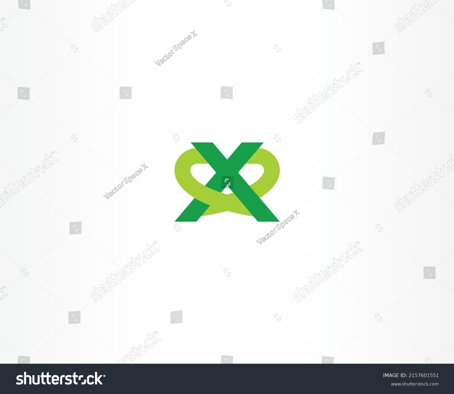 Creative Elegant Letter X Ox Vector Stock Vector (Royalty Free ...