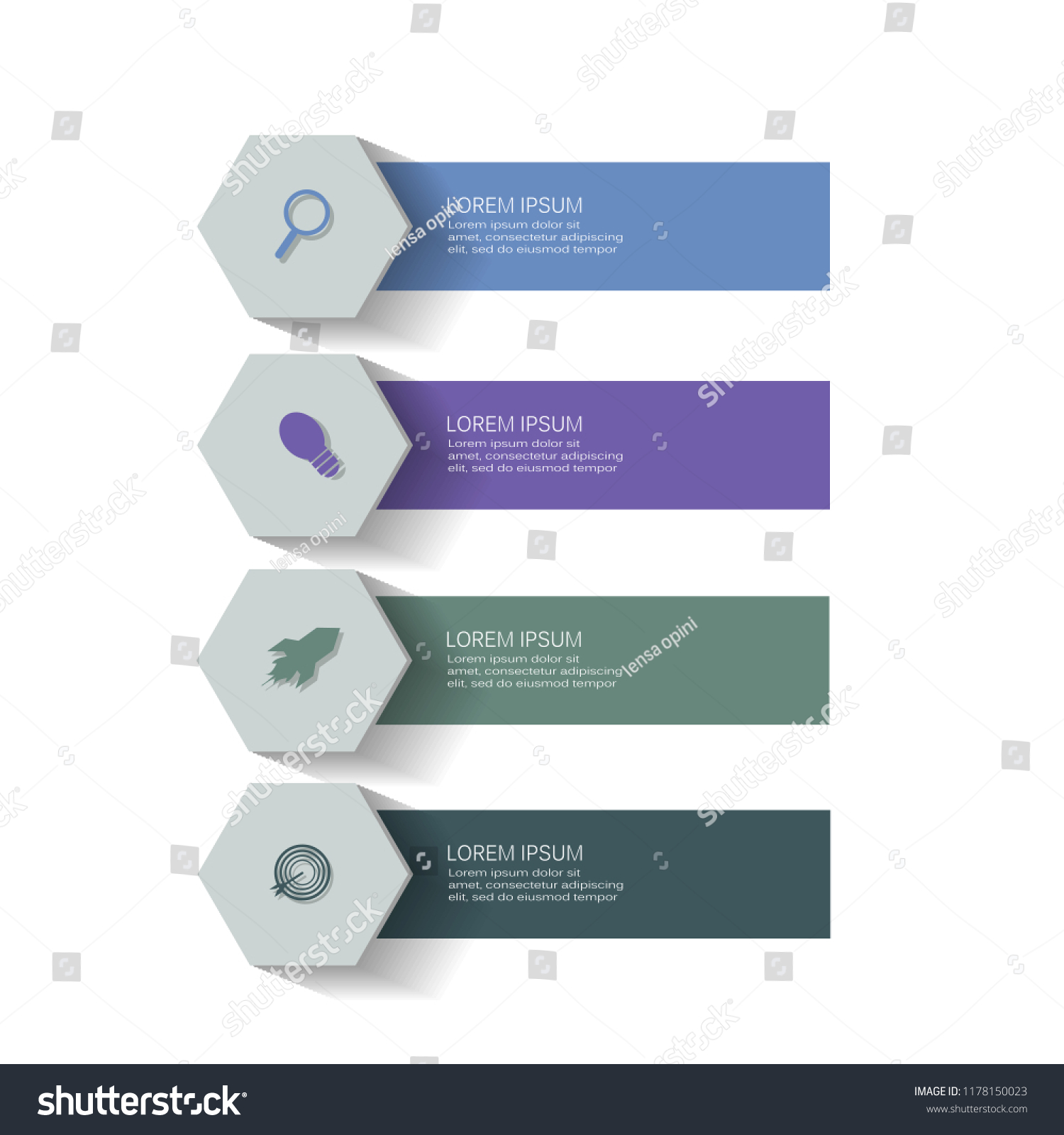 Creative Elegant Timeline Infographic Element Template Stock Vector ...