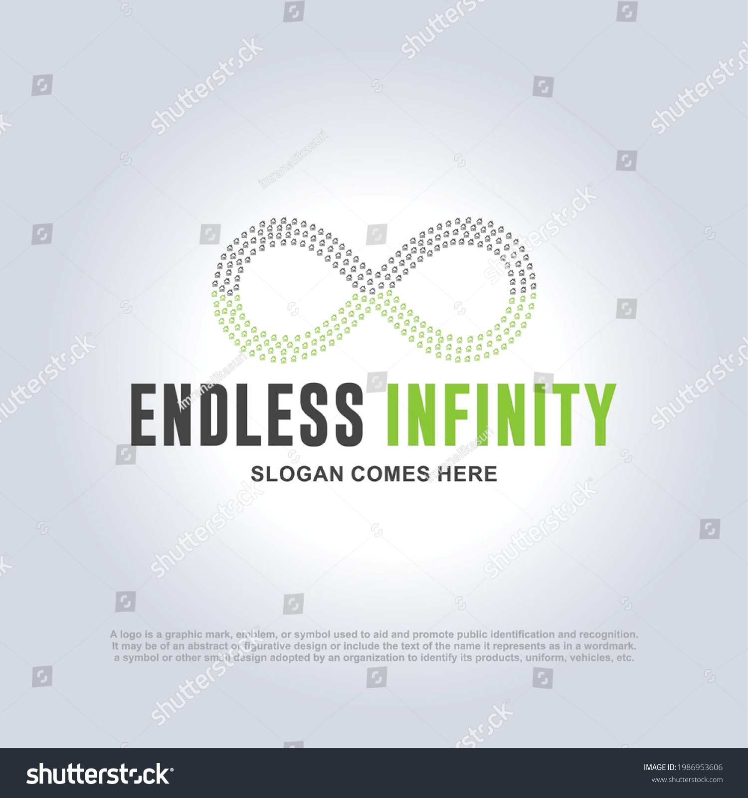 Creative Endless Infinity Logo Slogan Comes Stock Vector (Royalty Free ...