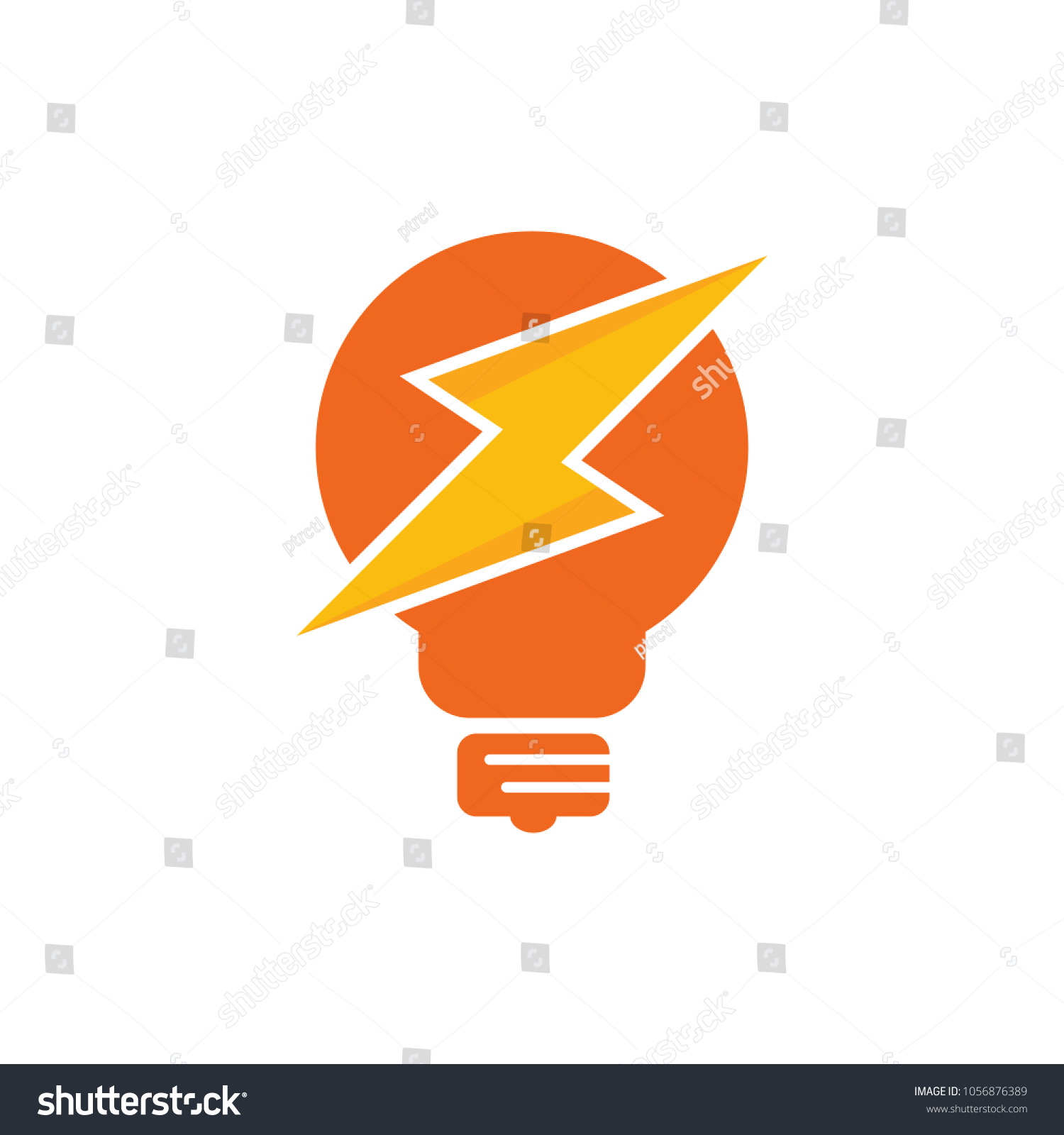 Creative Energy Logo Icon Design Stock Vector (Royalty Free) 1056876389 ...