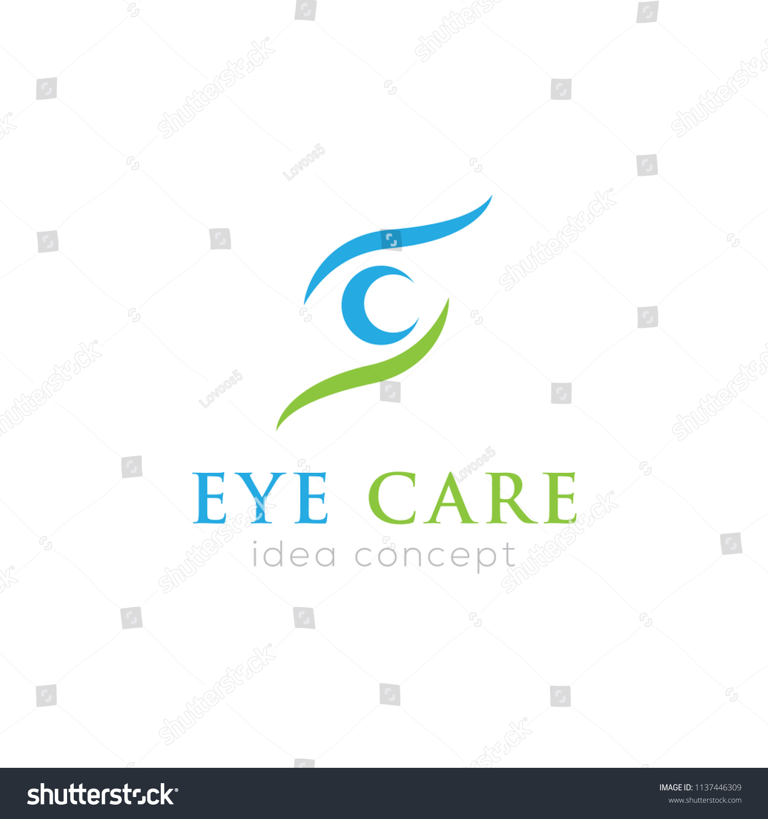 Creative Eye Concept Logo Design Template Stock Vector (Royalty Free ...