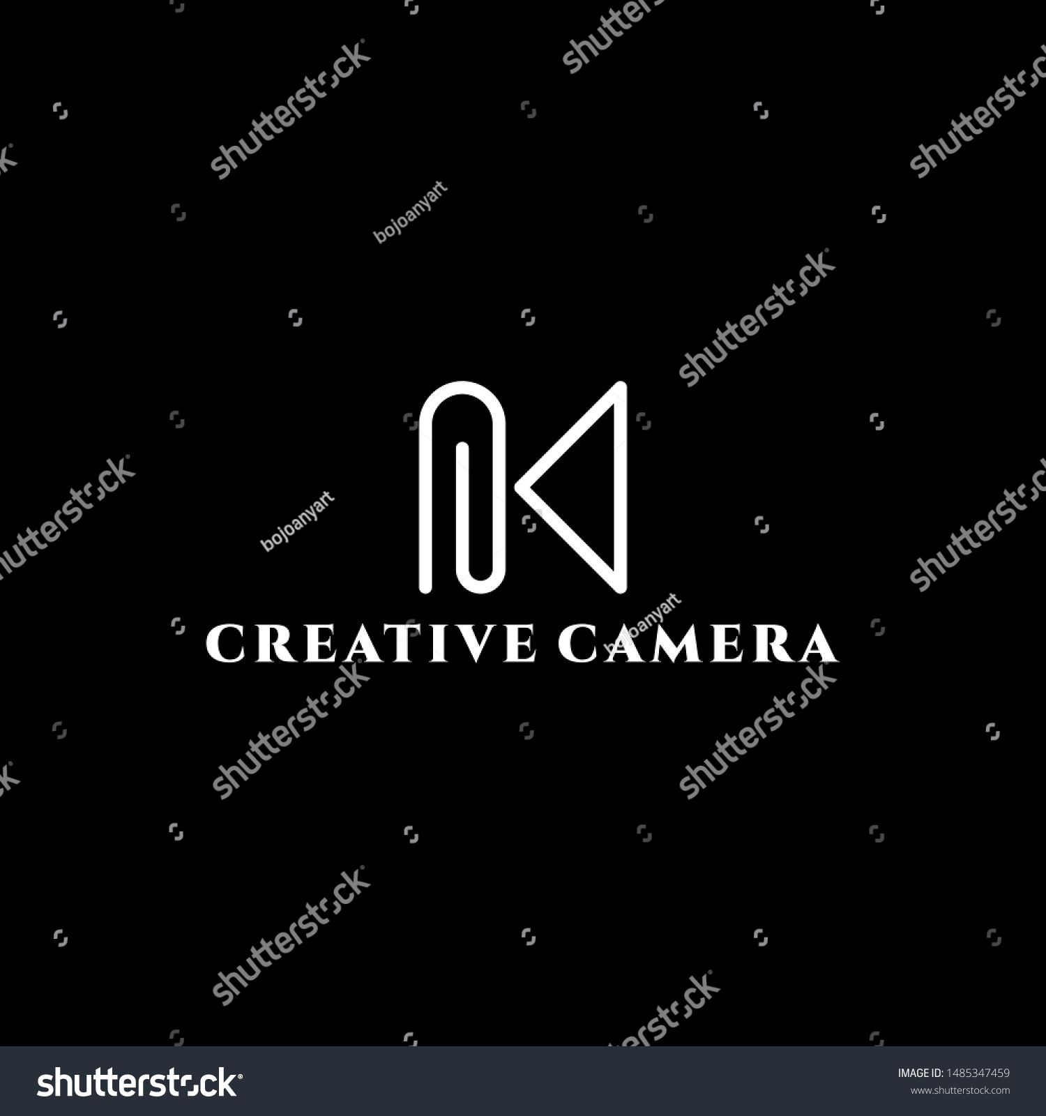 Creative Film Logo Concept Vector Stock Vector (Royalty Free) 1485347459