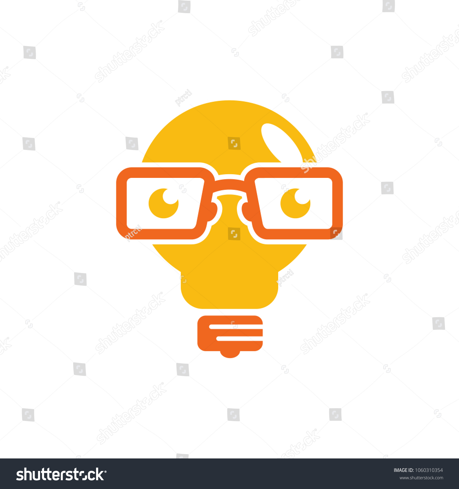 Creative Geek Logo Icon Design Stock Vector (Royalty Free) 1060310354 ...
