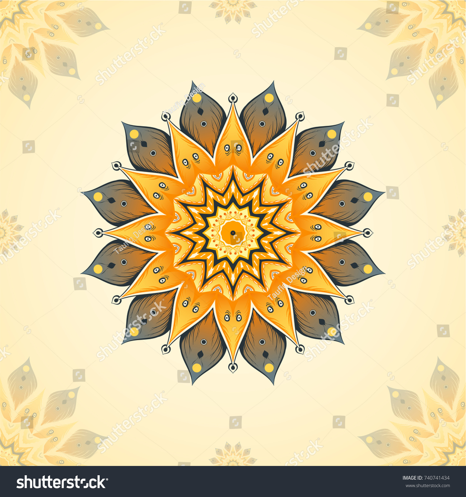 Creative Hand Drawn Lace Pattern Art Stock Vector (Royalty Free ...