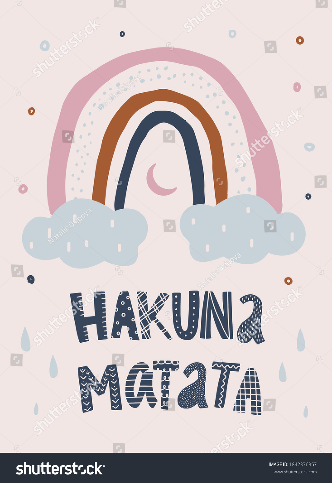 Creative Hand Lettering Quote Hakuna Matata Stock Vector (Royalty Free ... Creative Hand Lettering Quote Hakuna Matata Stock Vector (Royalty Free ...