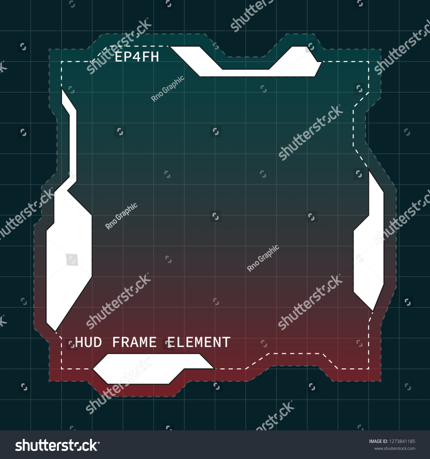 Creative Hud Futuristic Frame Element User Stock Vector (Royalty Free ...
