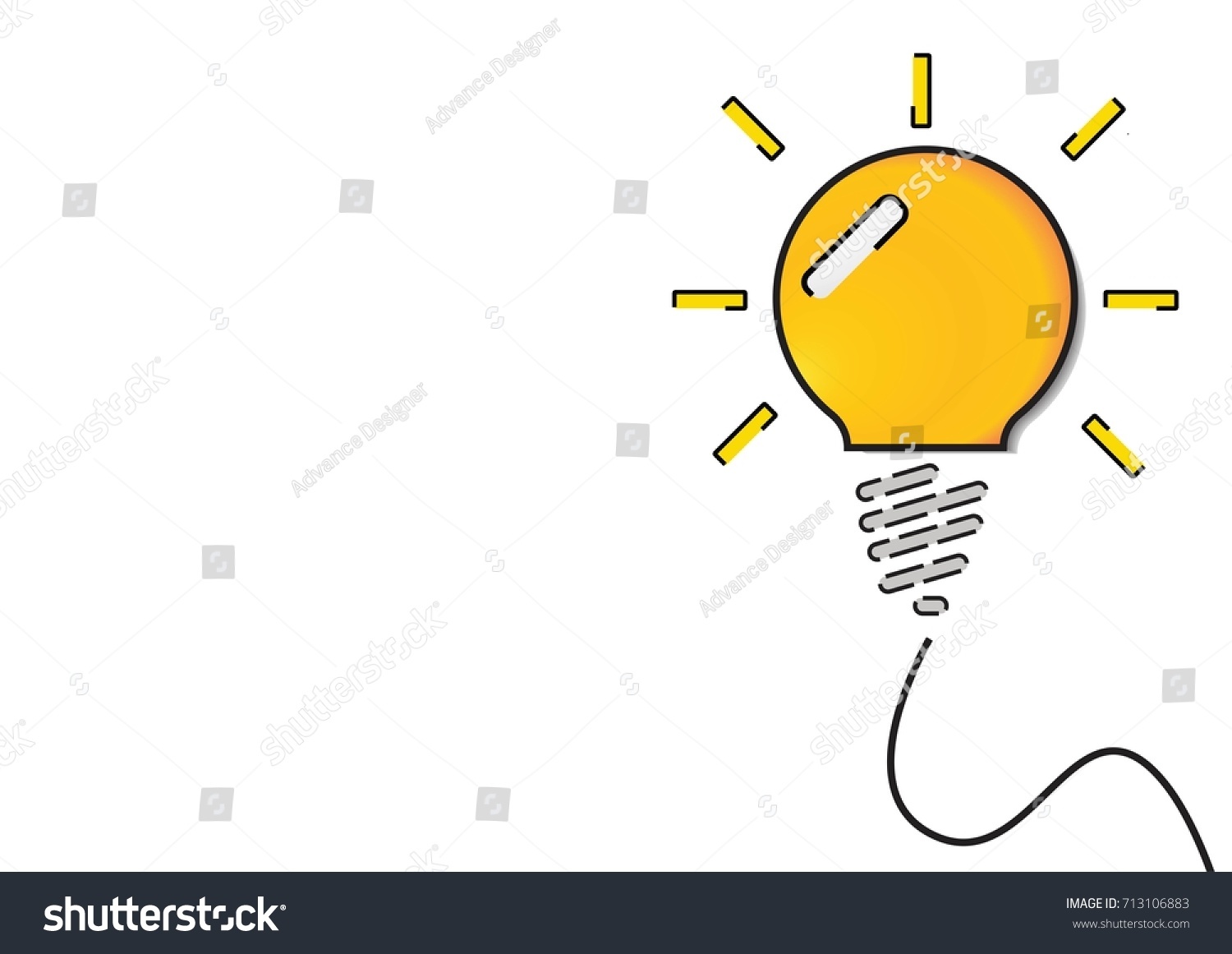 Creative Idea Innovation Vector Illustration 库存矢量图（免版税）713106883 ...