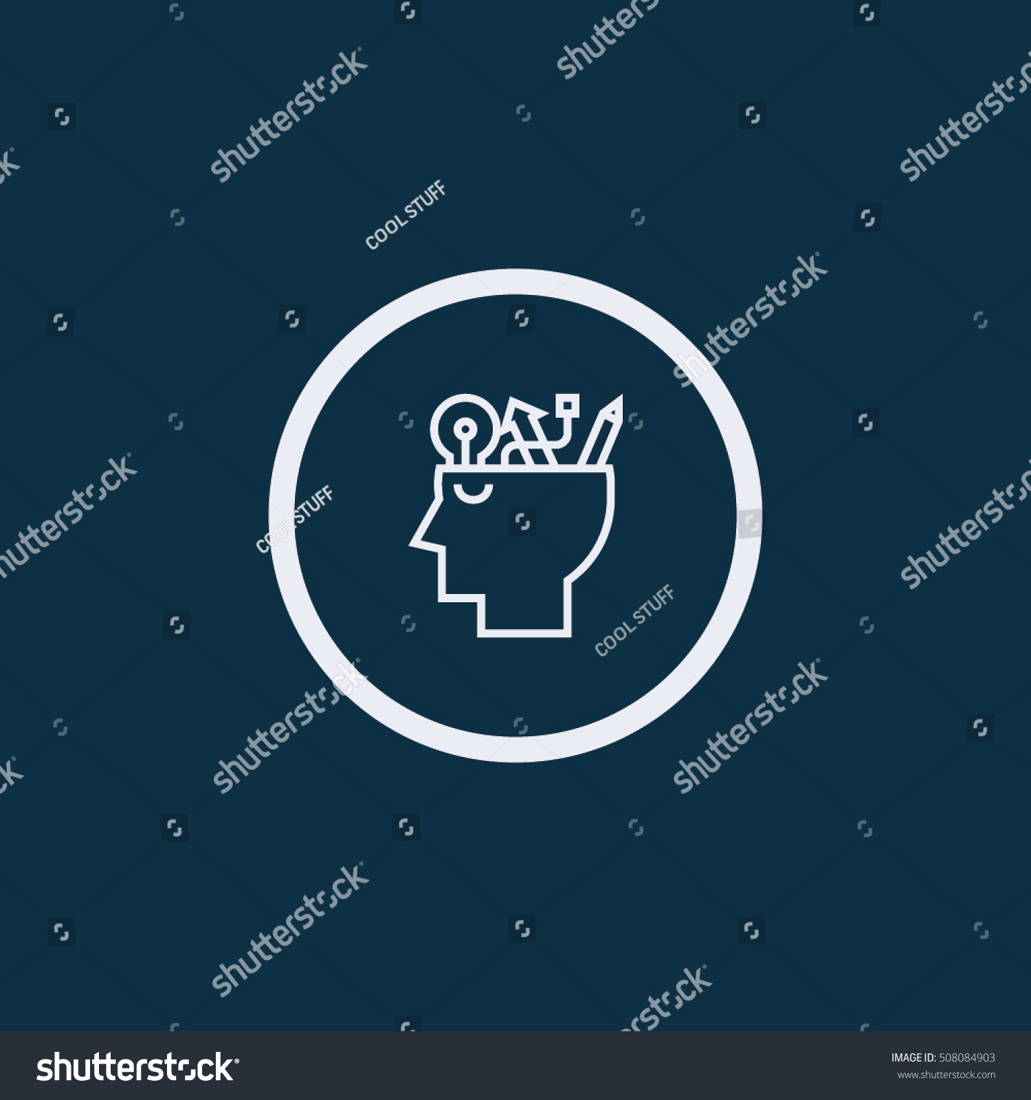 Creative Ideas Iconideas Icon Stock Vector (Royalty Free) 508084903