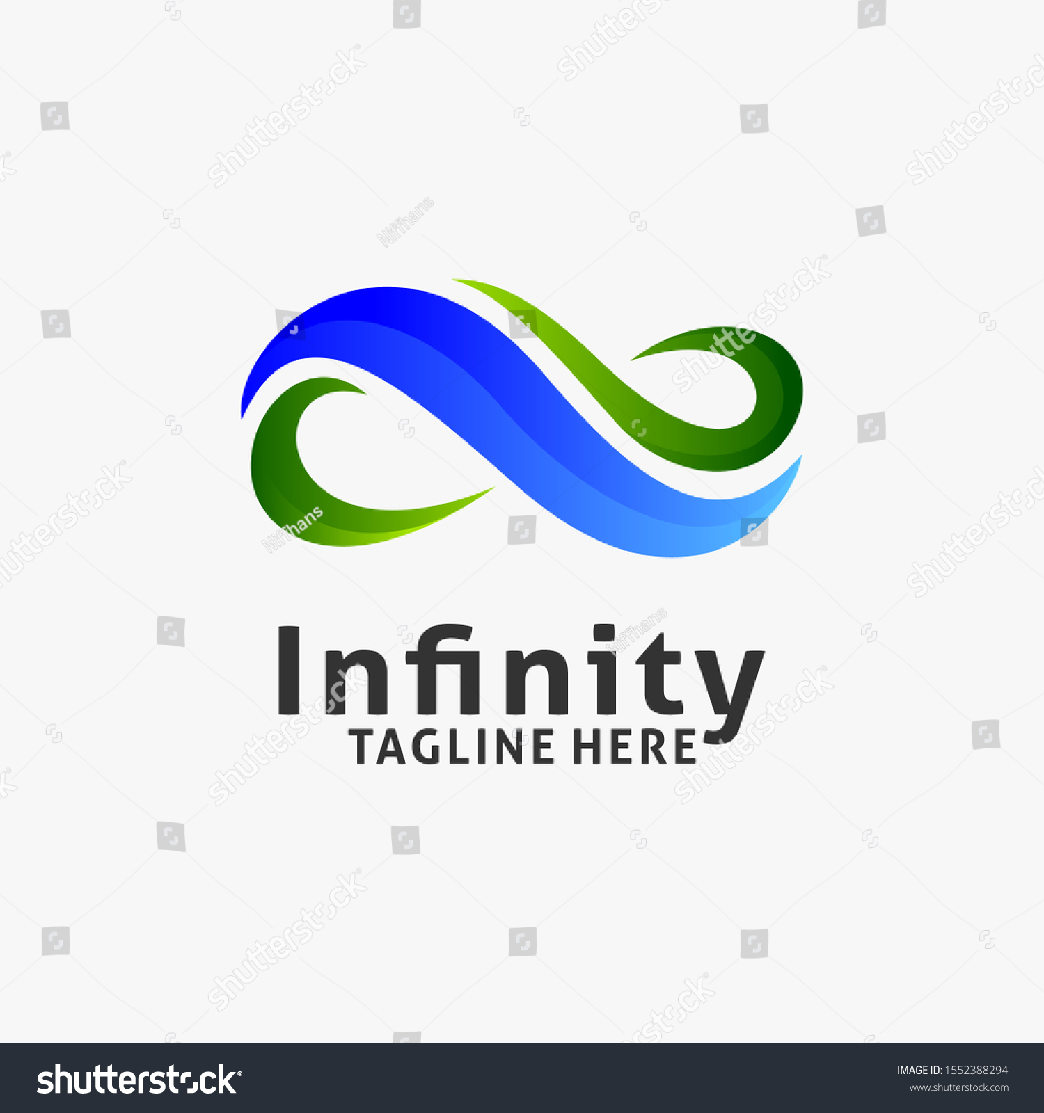 Creative Infinity Logo Design Inspiration Stock Vector (Royalty Free ...