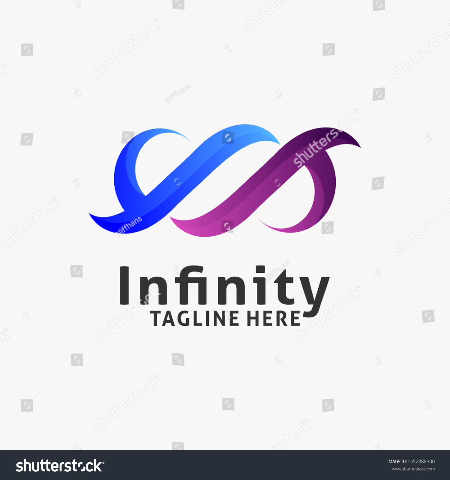 Creative Infinity Logo Design Inspiration Stock Vector (Royalty Free ...