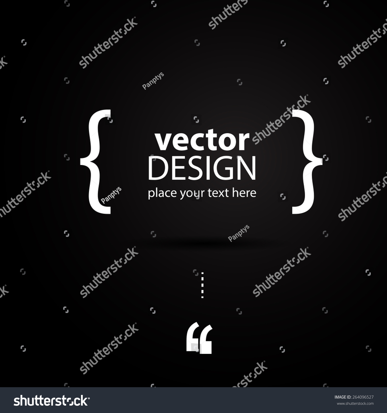 Creative Infographics Quotations Vector Art Stock Vector (Royalty Free ...