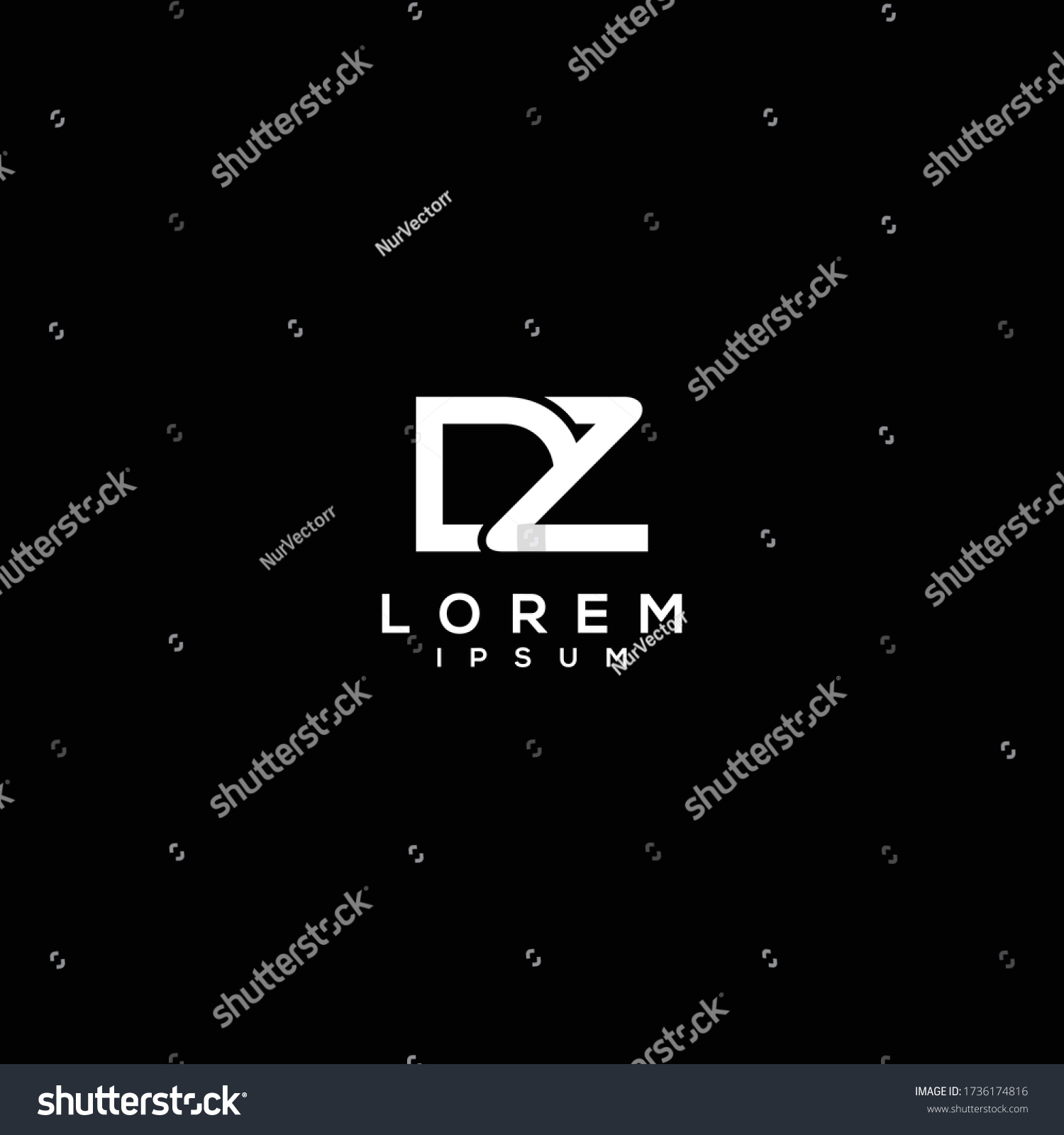 1,423 Dz monogram Images, Stock Photos & Vectors | Shutterstock