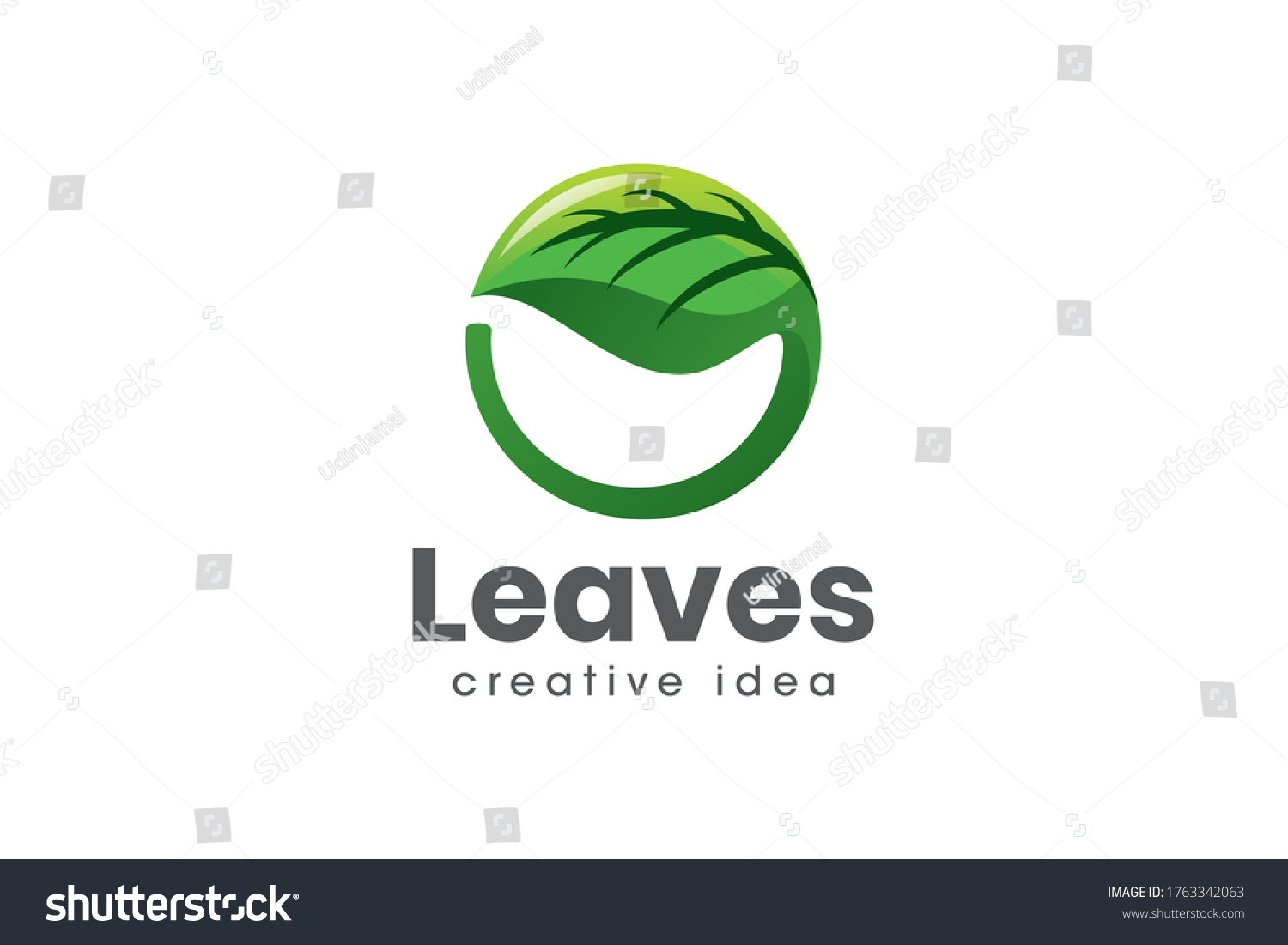 Creative Leaf Logo Design Template Vector Stock Vector (Royalty Free ...
