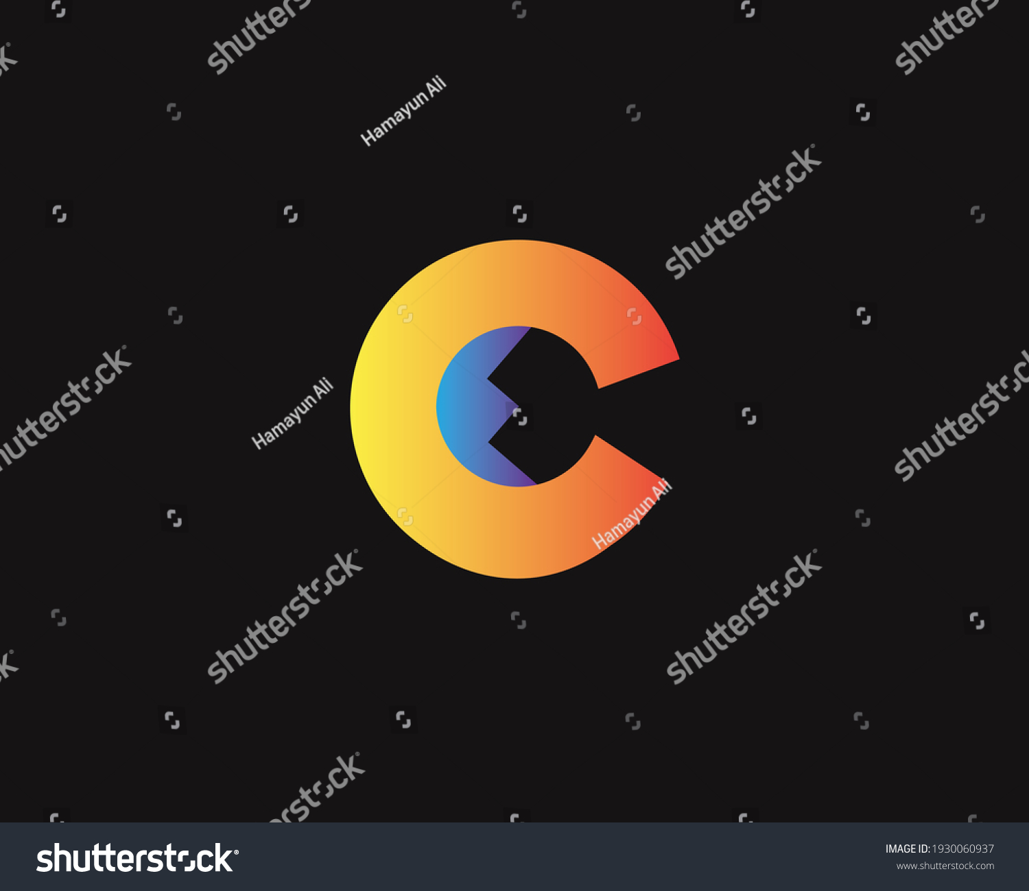 Creative Letter Ce Logo Design Vector Stock Vector (Royalty Free ...