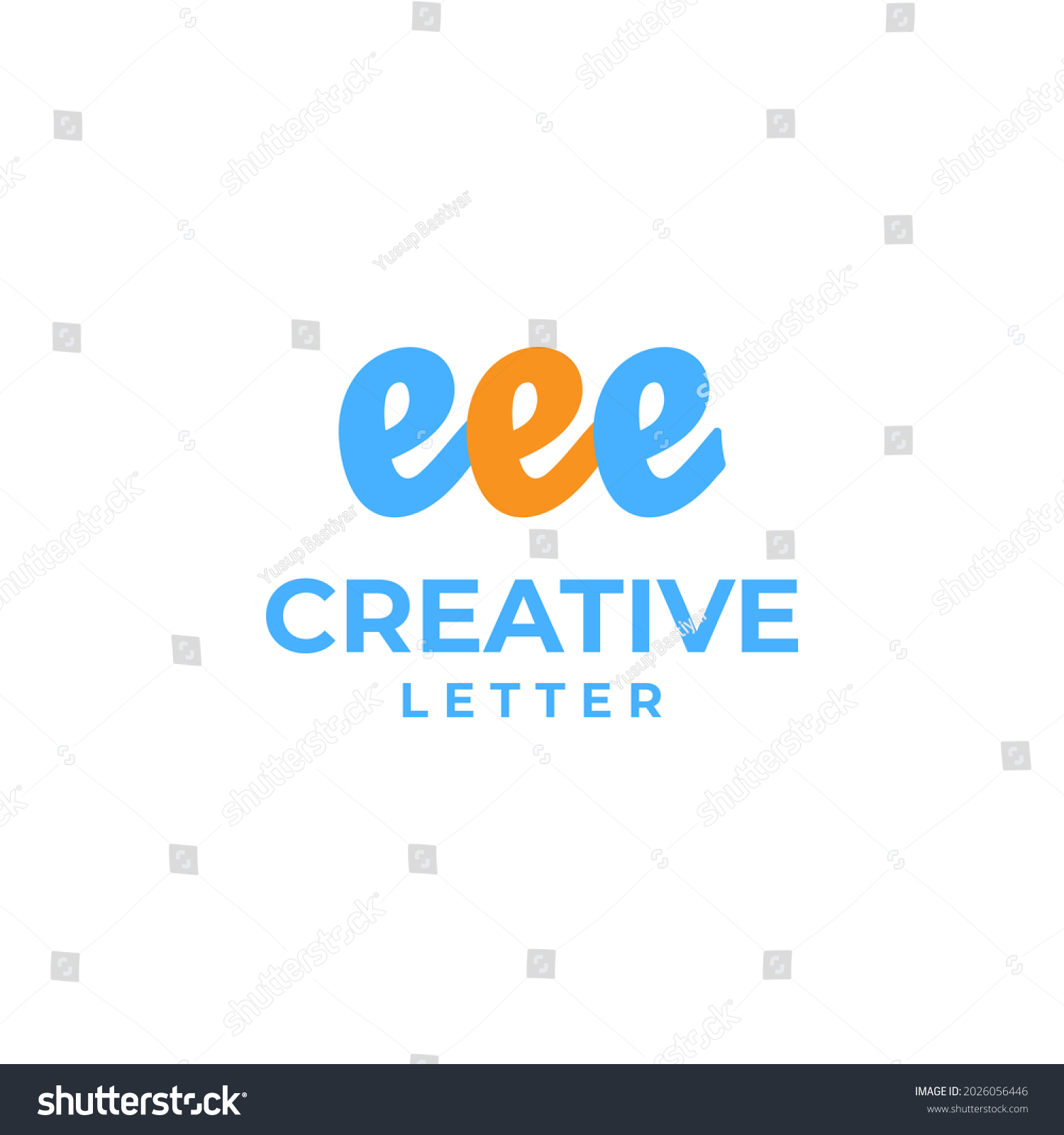 Creative Letter E Logo Creative Alphabet Stock Vector (Royalty Free ...