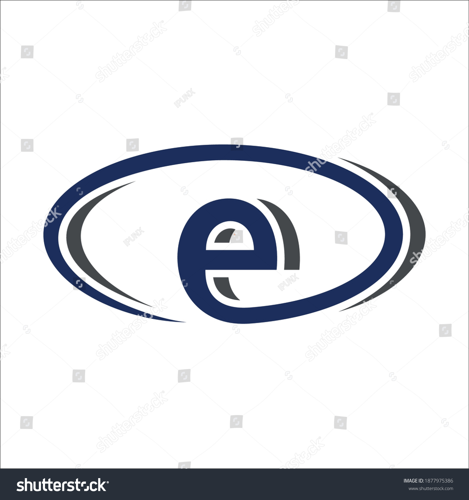 Creative Letter E Vector Illustration Icon Stock Vector (Royalty Free ...