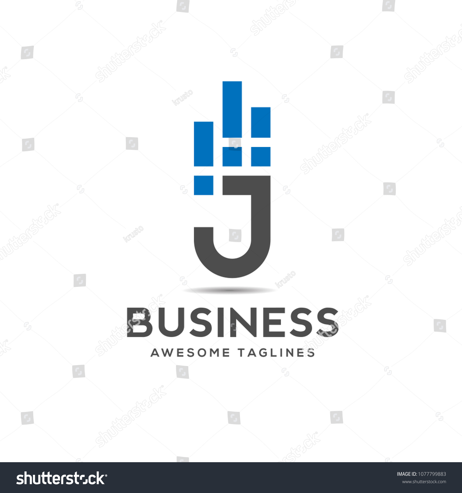 Creative Letter J Logo Design Template Stock Vector (Royalty Free ...