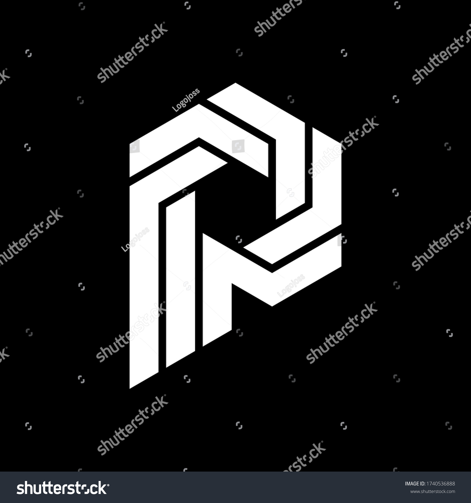 Creative Letter P Logo Design Template Stock Vector (Royalty Free ...