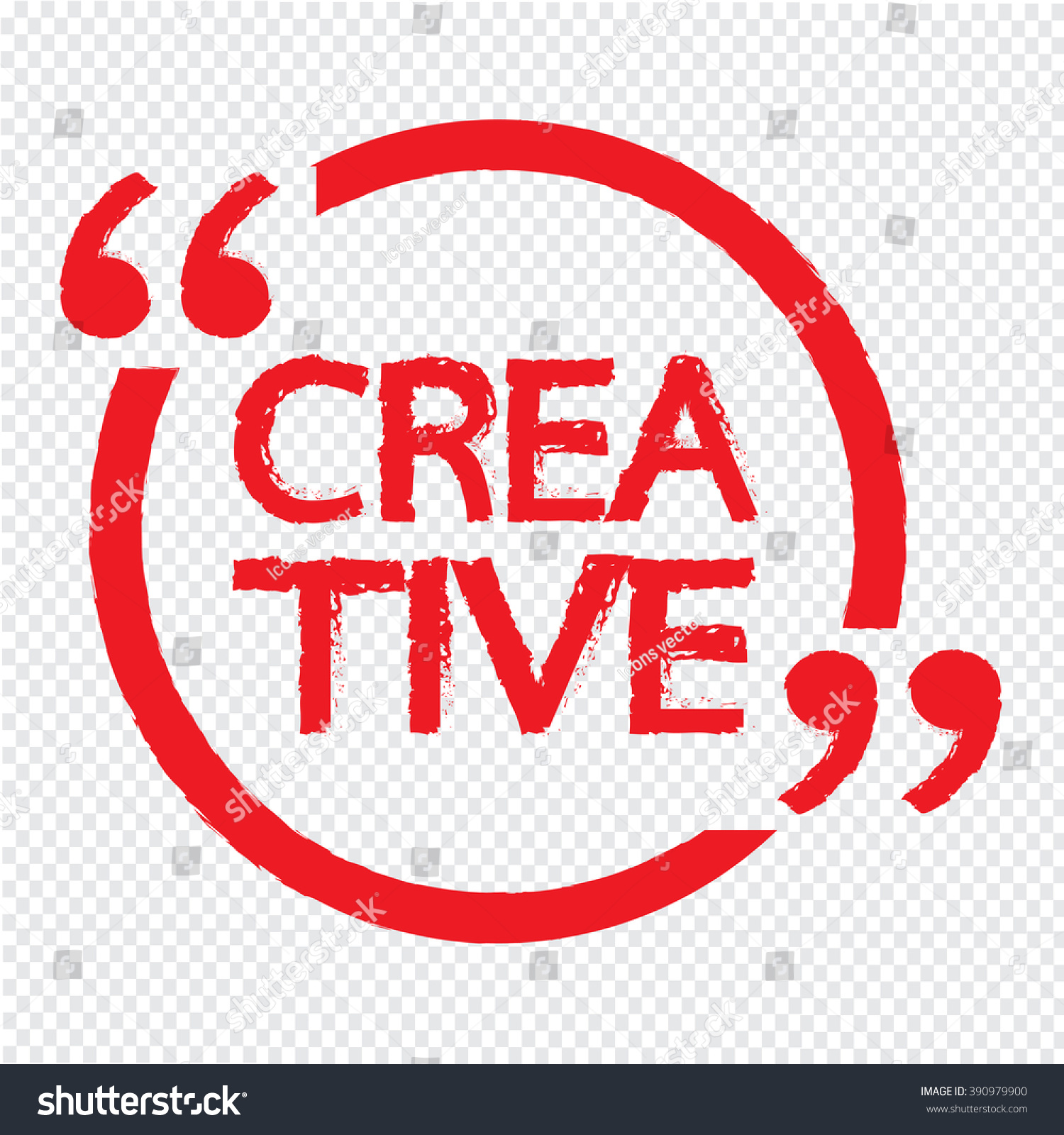 Creative Lettering Illustration Design Stock Vector (Royalty Free ...