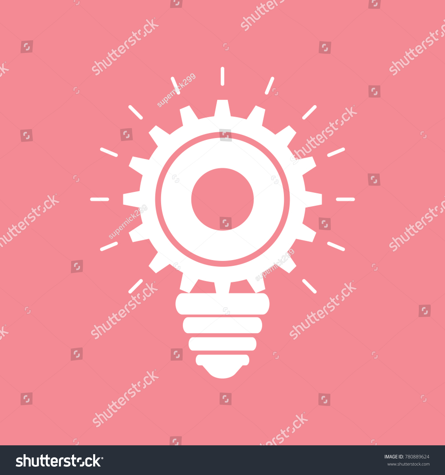 Creative Light Bulb Concept Background Design Stock Vector (Royalty ...