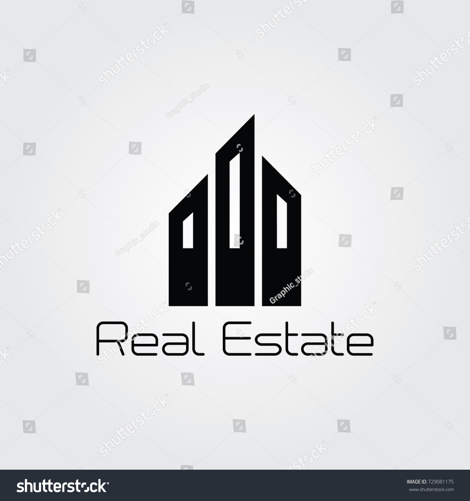 Creative Logo Design Unique Symbol Stock Vector (Royalty Free ...
