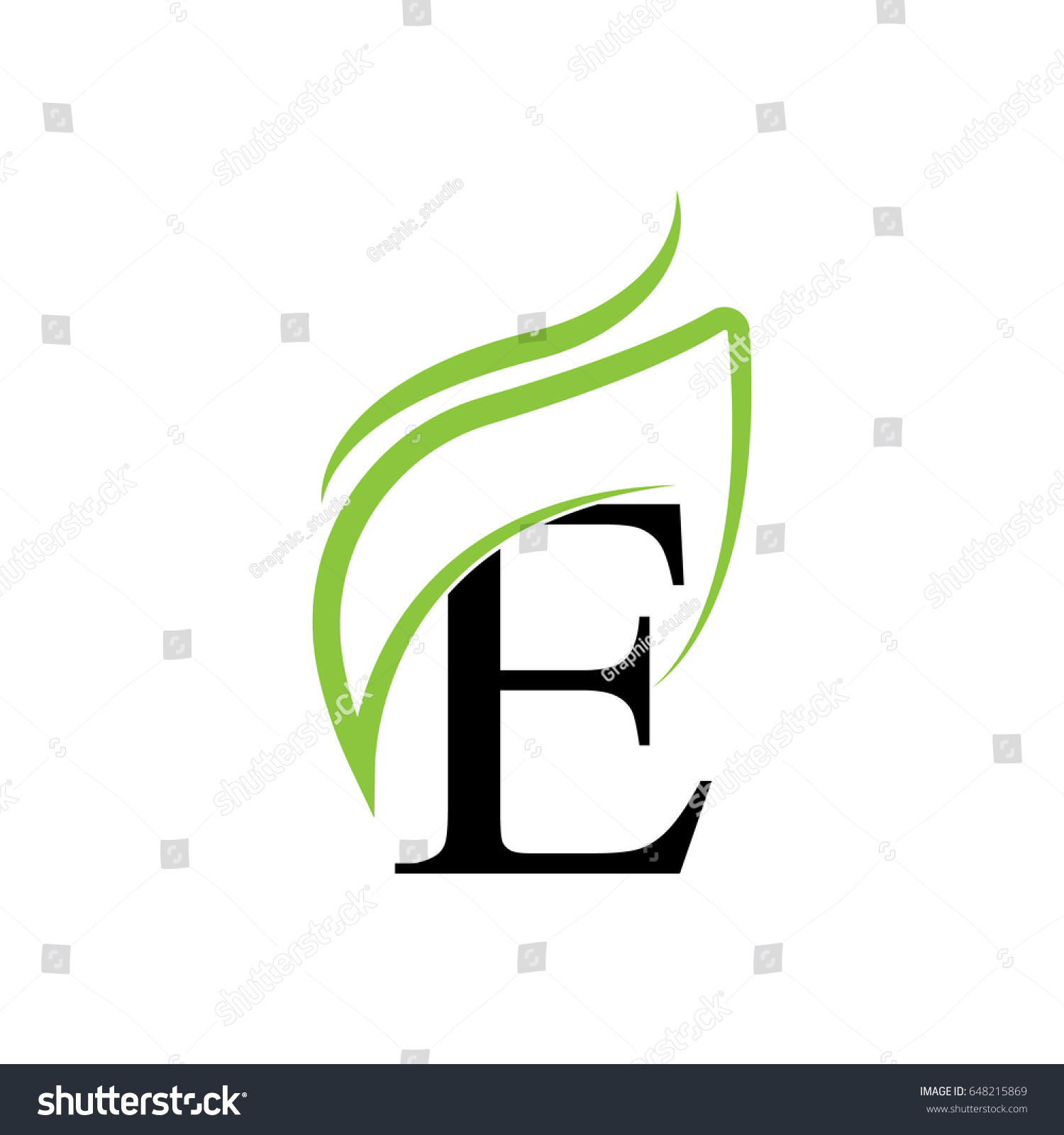 Creative Logo Design Unique Symbol E Stock Vector (Royalty Free ...